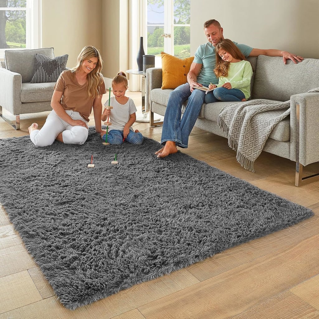 4x6-Foot Shaggy Rug: $9.99