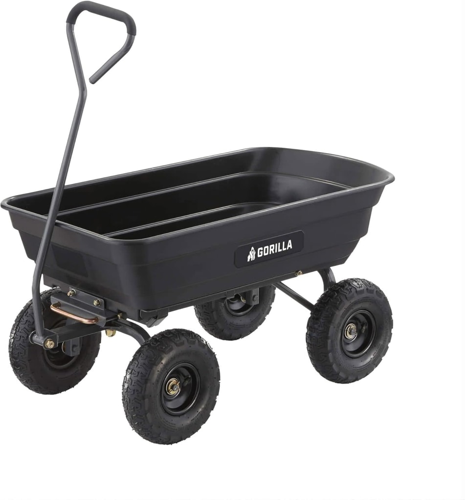 Gorilla Carts Steel Frame Utility Cart: $74