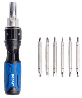 Kobalt 12-in-1 Double Drive Multi-bit Screwdriver Set: $8.98