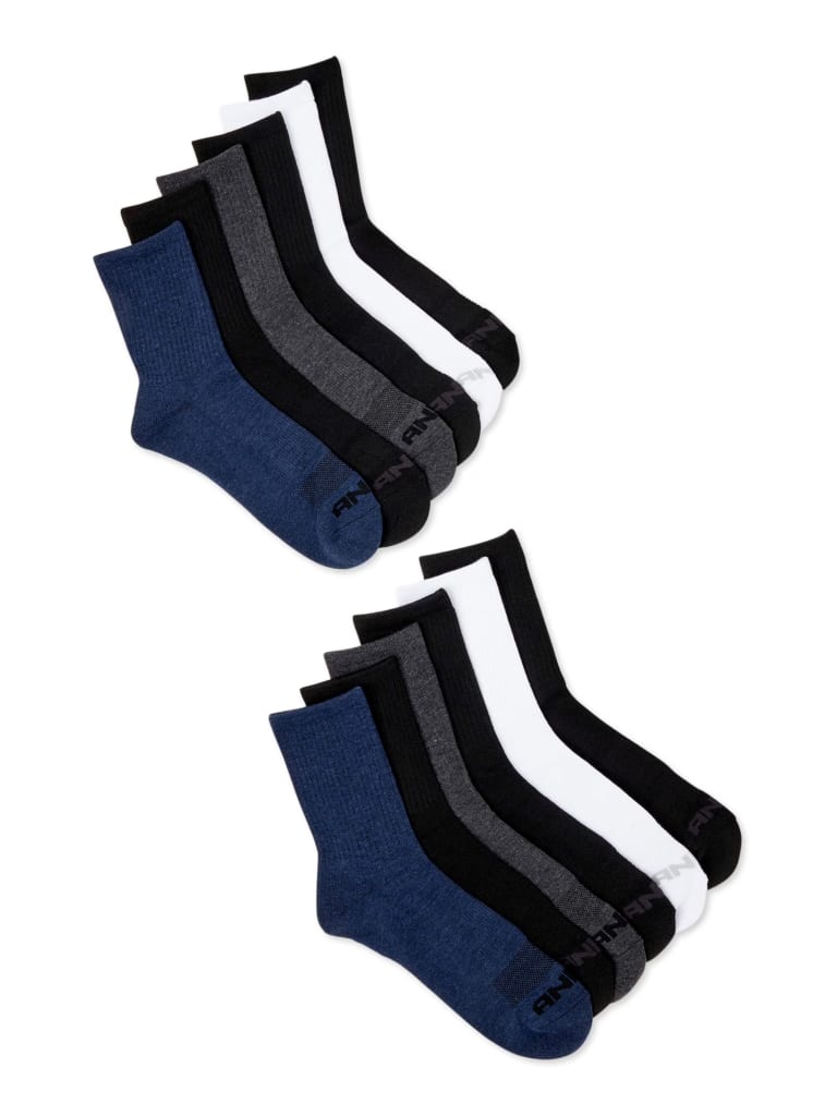 And1 Men's Crew Socks 12-Pack: $4.92
