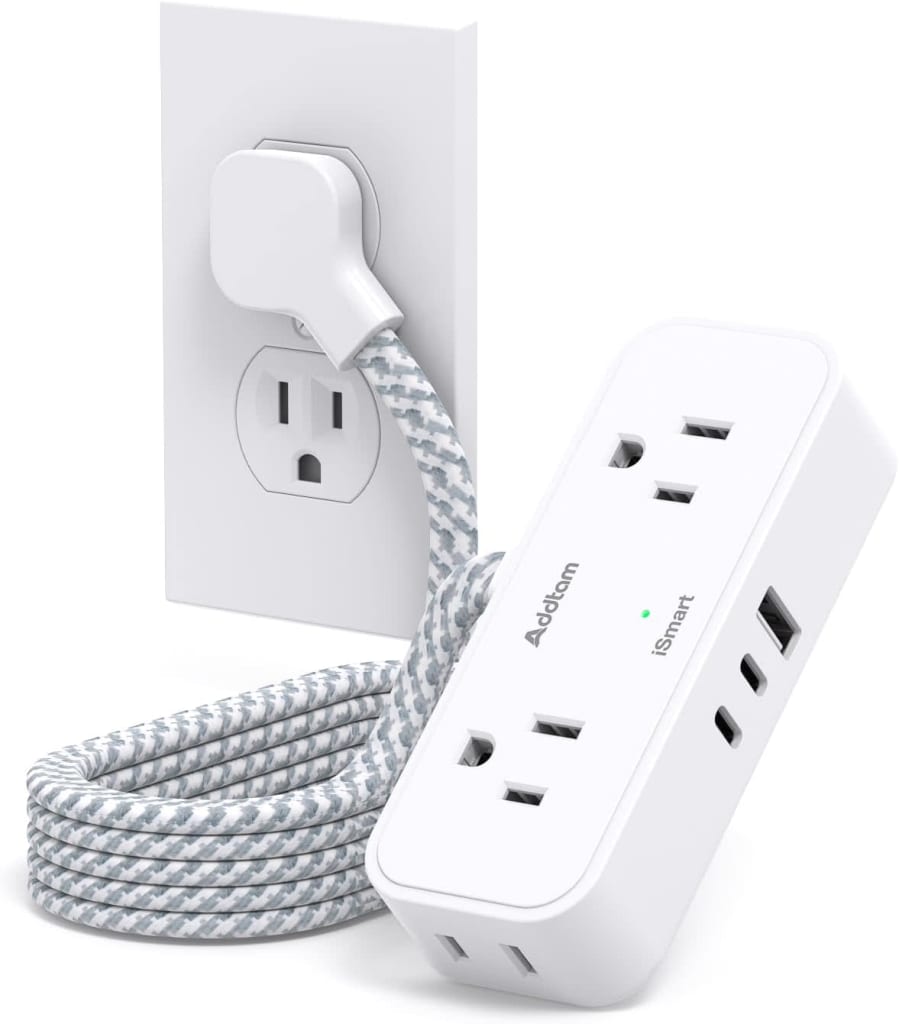 6-Foot 4-Outlet Power Strip: $7.99