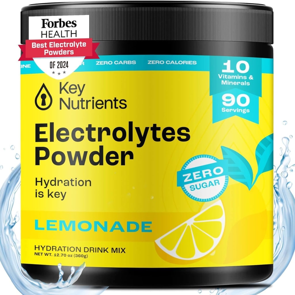 Key Nutrients Multivitamin Electrolyte Hydration Powder 90-Serving ...