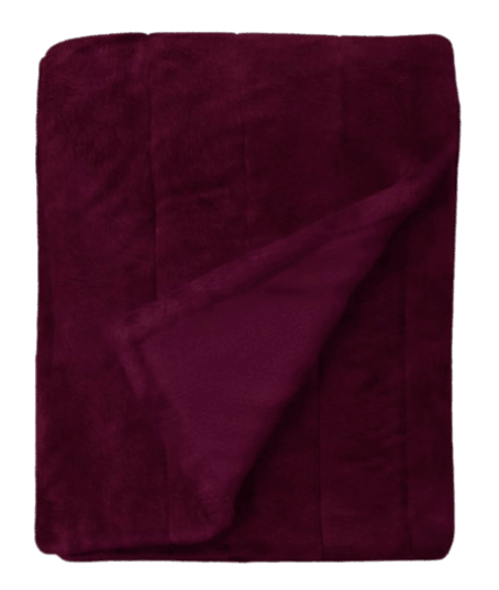 Threshold Channel Faux Fur Throw: $15