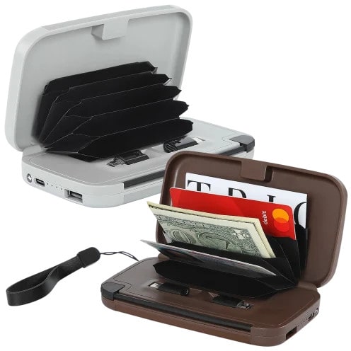 Limitless 4,000mAh Power Bank RFID Wallet: $15