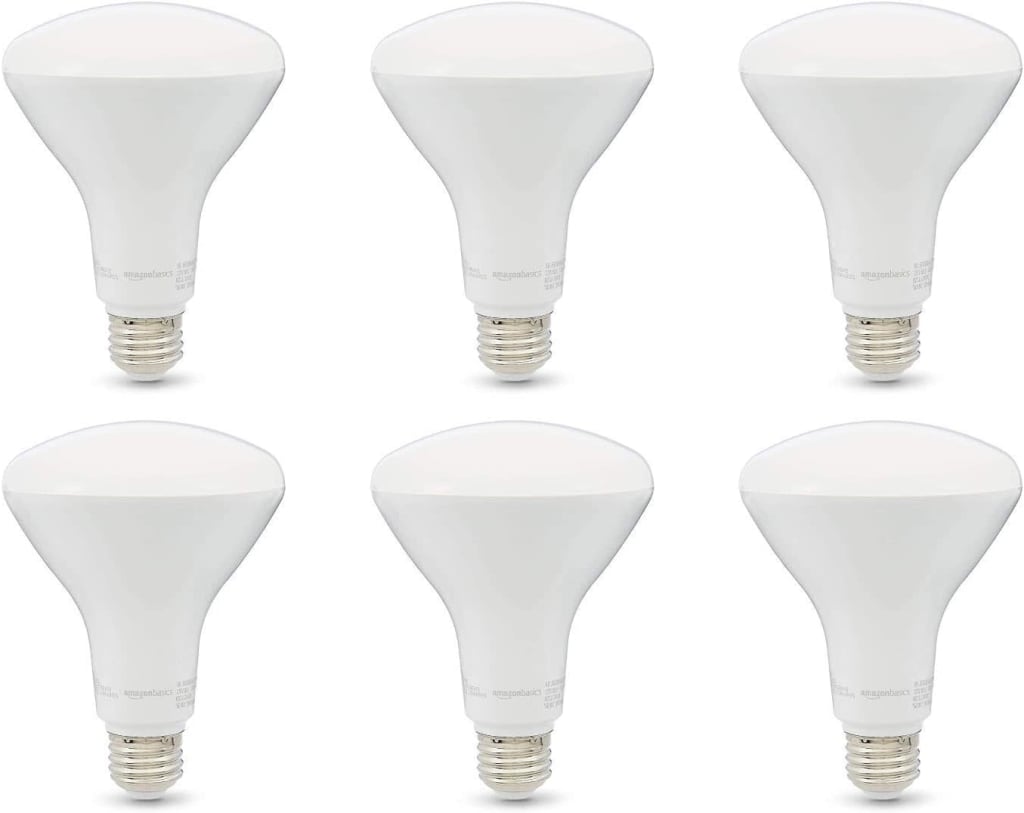 Amazon Basics BR30 LED Light Bulb 6-Pack: $11 w/ Prime
