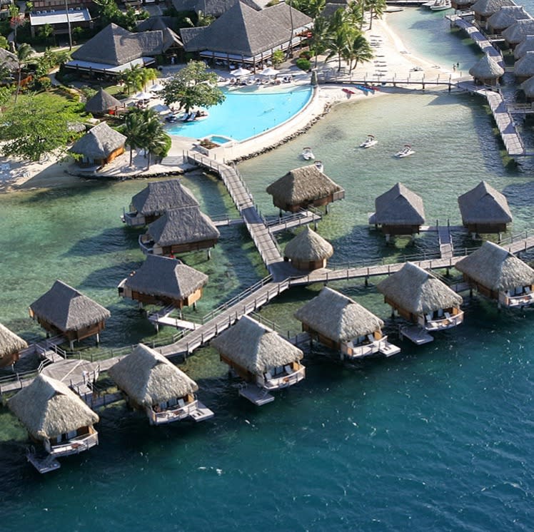 5-Night Moorea Honeymoon Flight & Overwater Bungalow Vacation: From ...