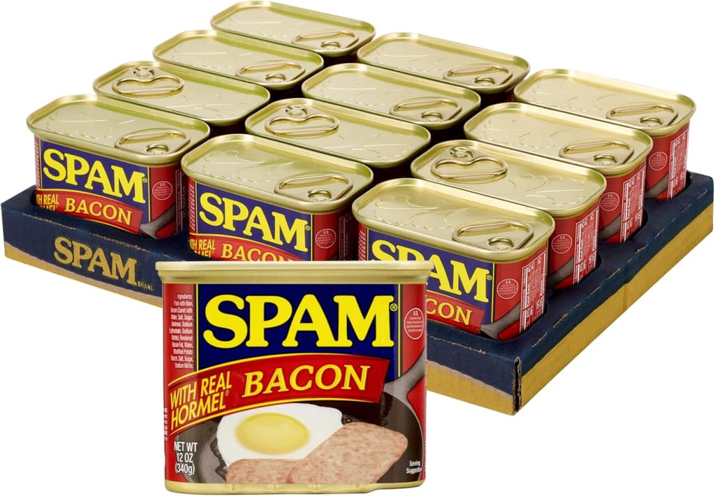 SPAM with Bacon 12-oz. Cans 12-Pack: $33