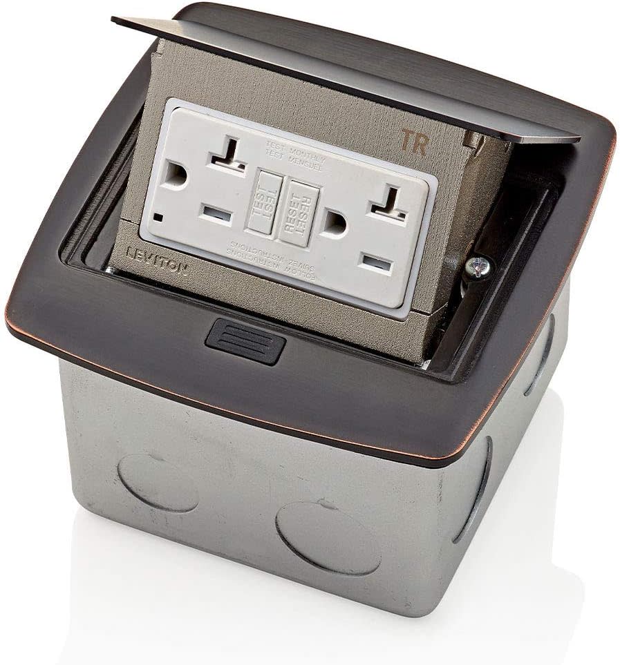 Leviton 20A Pop-Up Floor Box: $40.70 - PFGF2-BZ