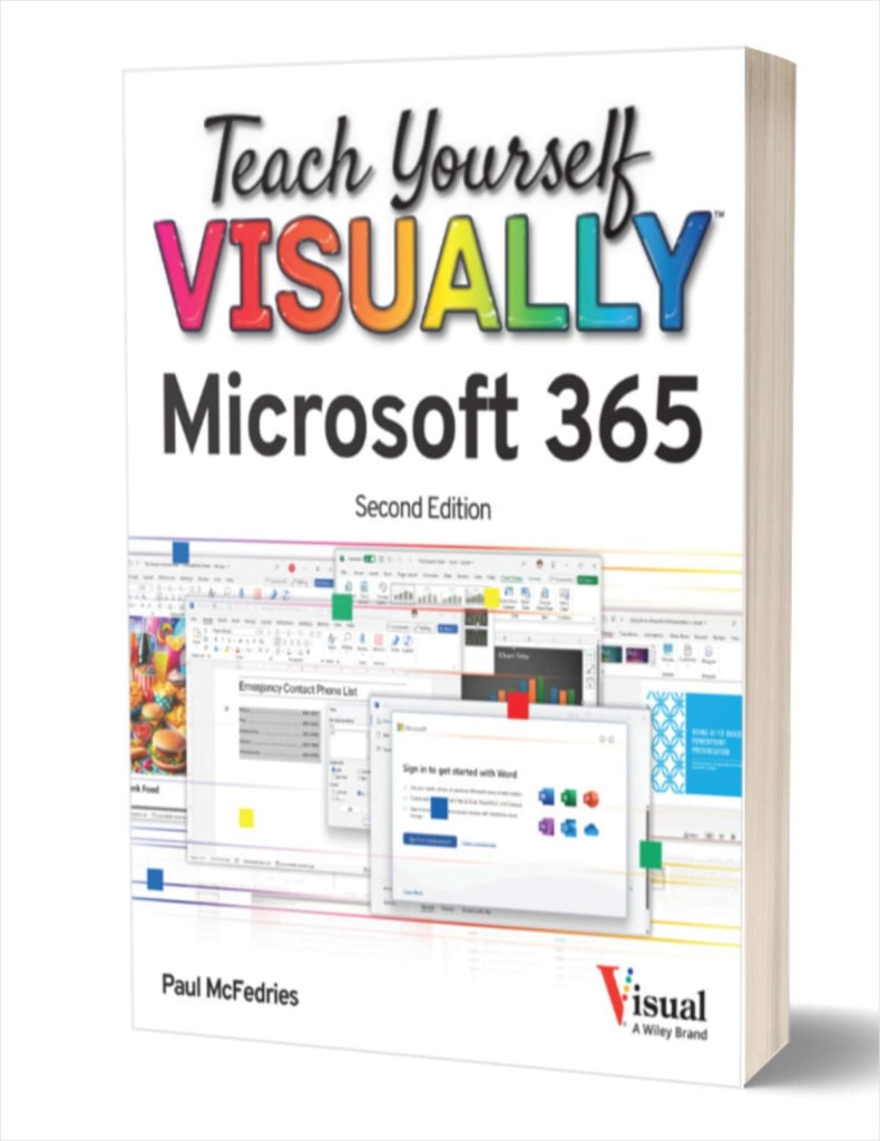 "Teach Yourself VISUALLY Microsoft 365, 2nd Edition" eBook: Free