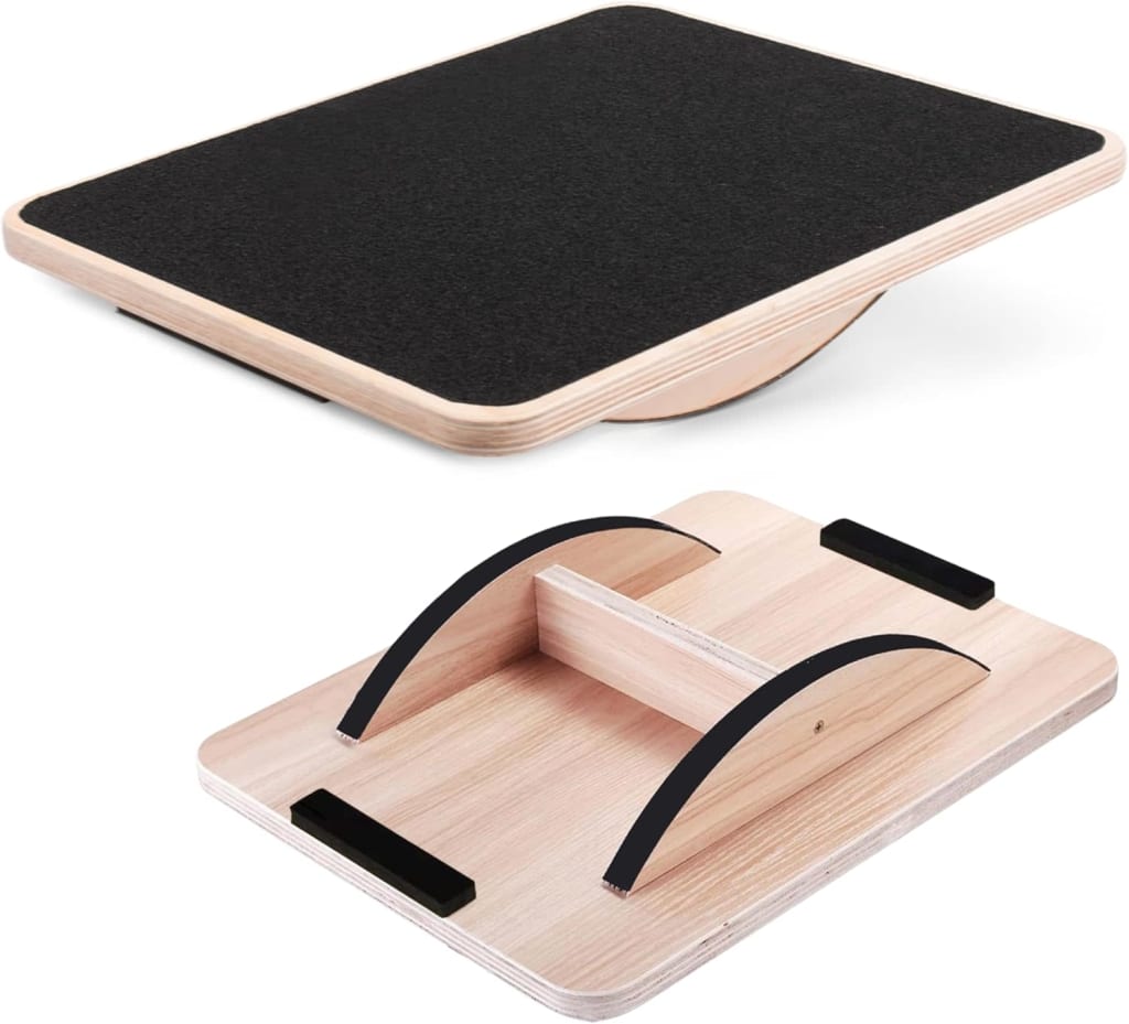 Yes4All 350-lb. Wooden Balance Board: $15