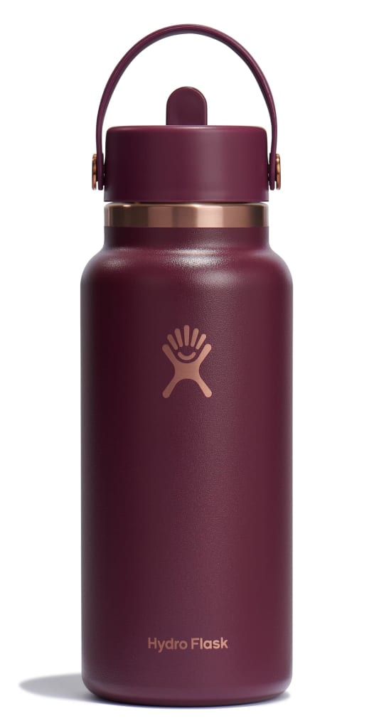 Hydro Flask 32 Oz Wide Mouth with Flex Straw Lid: $34