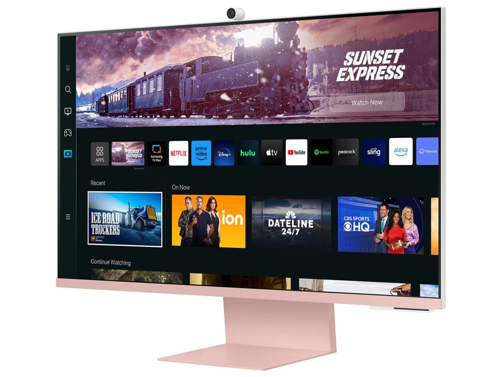 Samsung 27" M80C Smart 4K Monitor with SlimFit Camera: $450 - S27CM80PUN