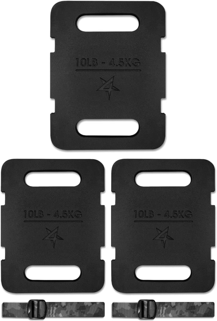 Yes4All 30lb. Adjustable Ruck Weight with Straps: $43