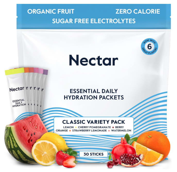 Nectar Hydration Packets 30-Count Variety Pack: $23 via Subscribe & Save