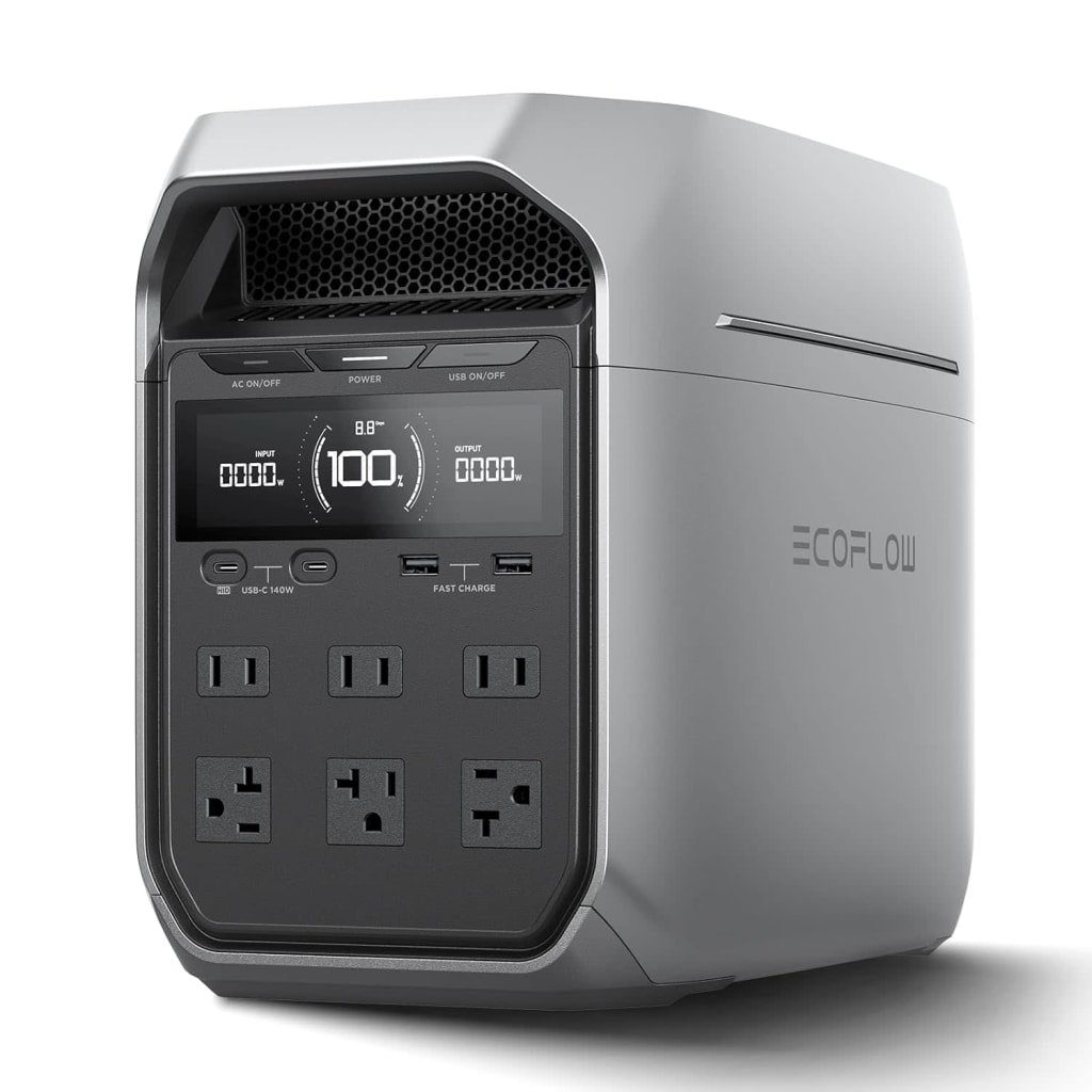 Refurb EcoFlow Delta 3 Plus 1024Wh Portable Power Station: $499 - EF-DL-H10-4