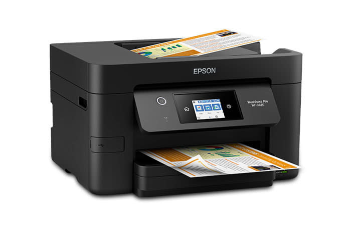 Epson WorkForce Pro WF-3820 Wireless All-in-One Printer: $100 - C11CJ07201