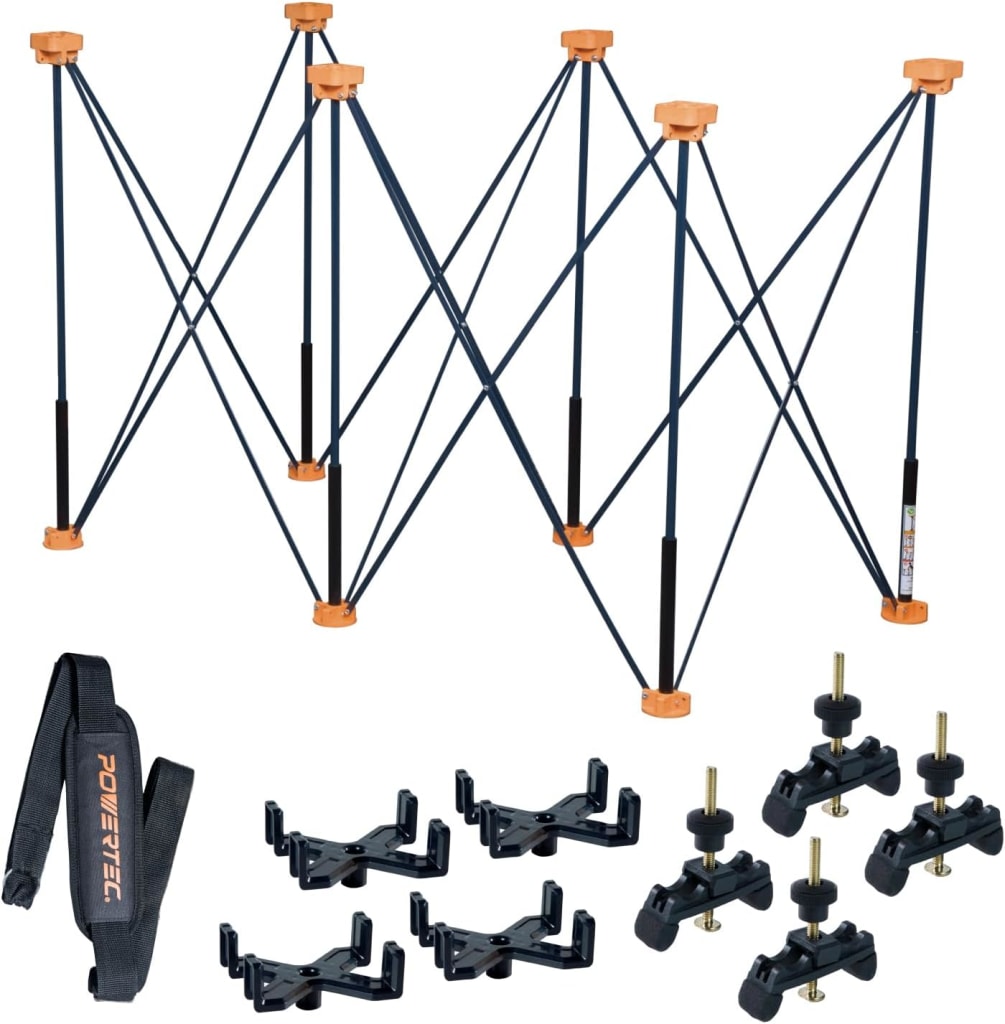 Powertec Arachni 2x4-Foot Collapsible Work Table Base: $90 - 71926