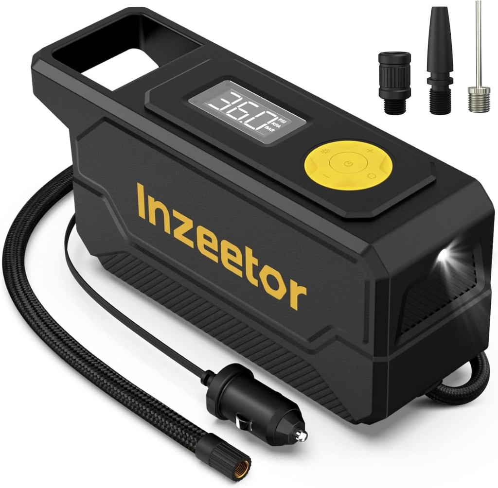 150-PSI Portable Air Compressor: $14