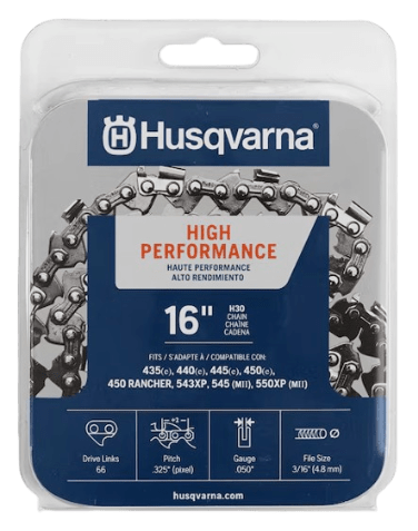 Husqvarna H30 66-Link Replacement Chainsaw Chain: $13 - 531300437
