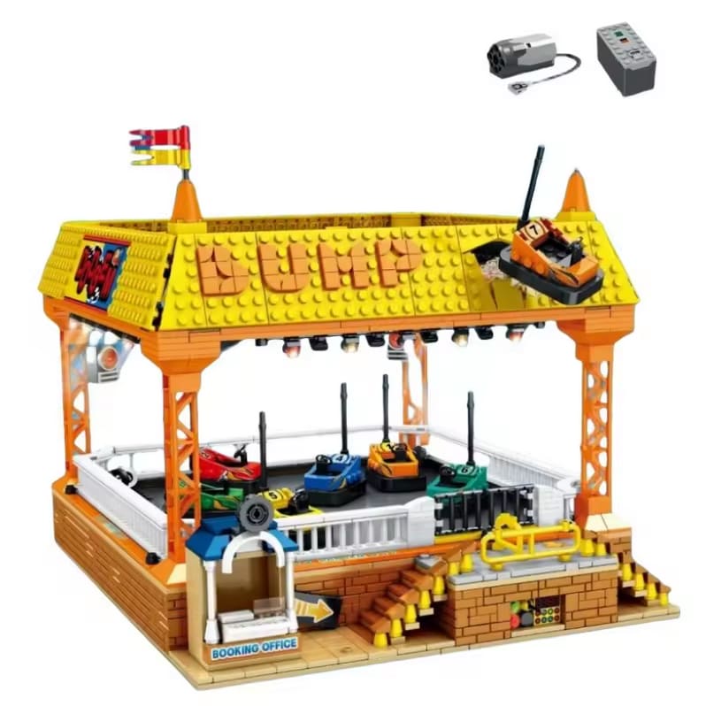 1,099-Piece Bumper Cars Building Set: $41