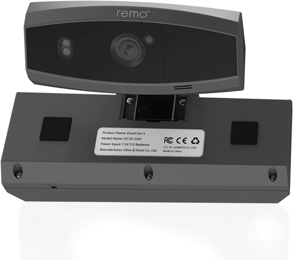 Remo+ DoorCam 3 Over-The-Door Wireless Security Camera: $143