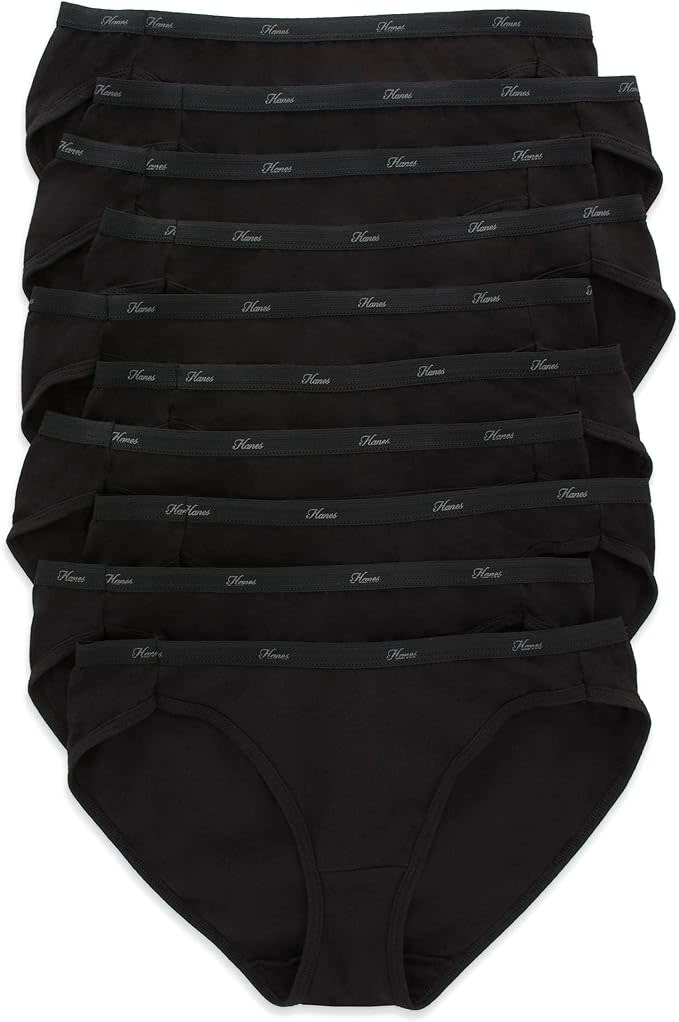 Hanes Womens Bikini Underwear 10 Pack 10