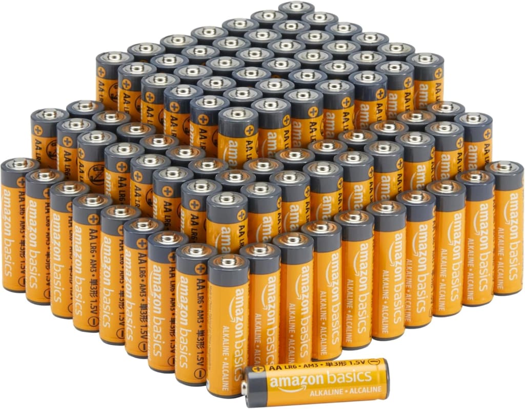 Amazon Basics 100-Pack AA Alkaline Batteries: $19 w/ Sub & Save