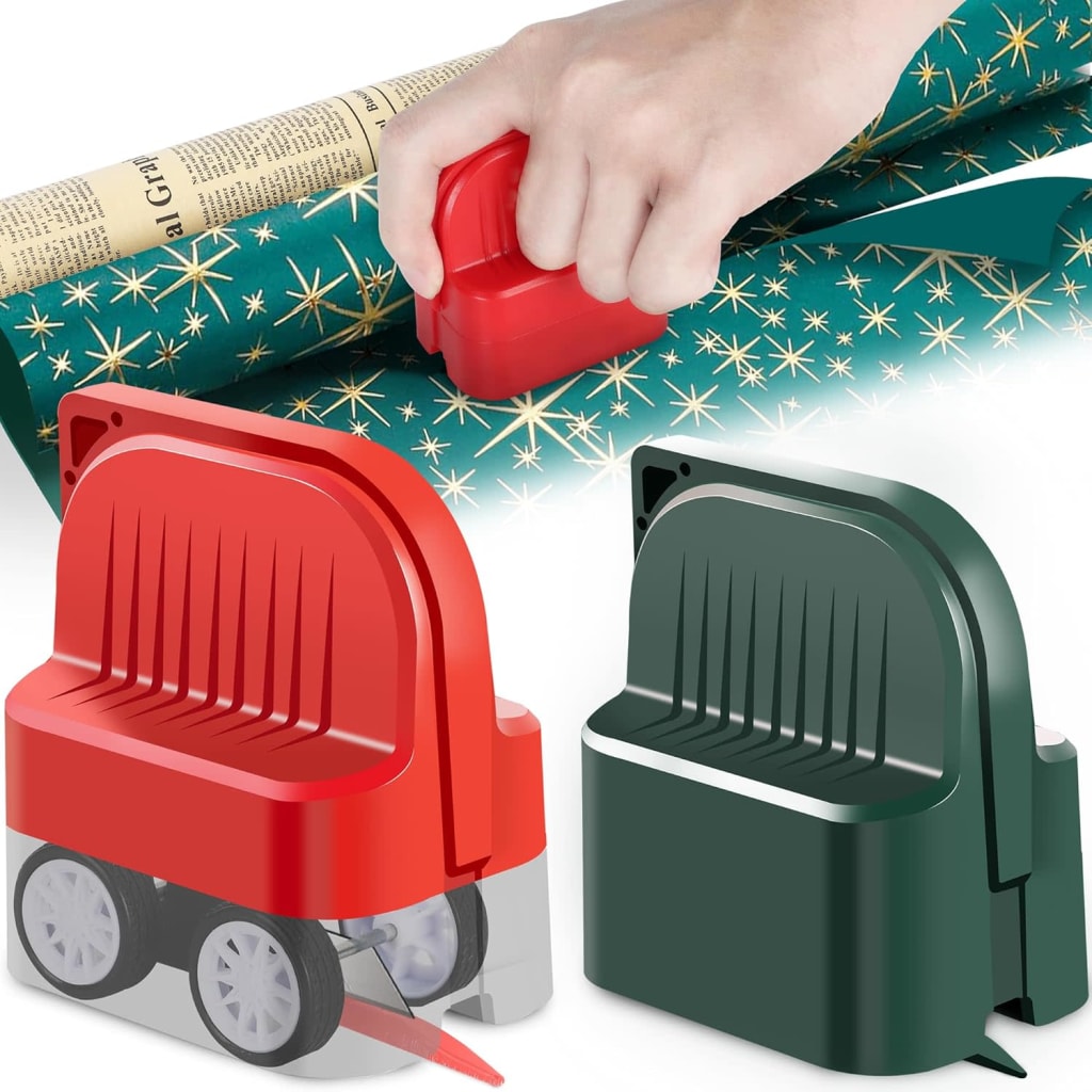 Christmas Wrapping Paper Cutter 2-Pack: $8.99