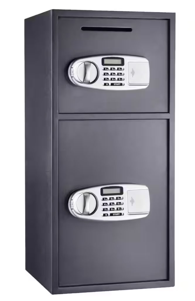 2-Tier Stacked Electronic Lockbox: $220 - 571418LCW