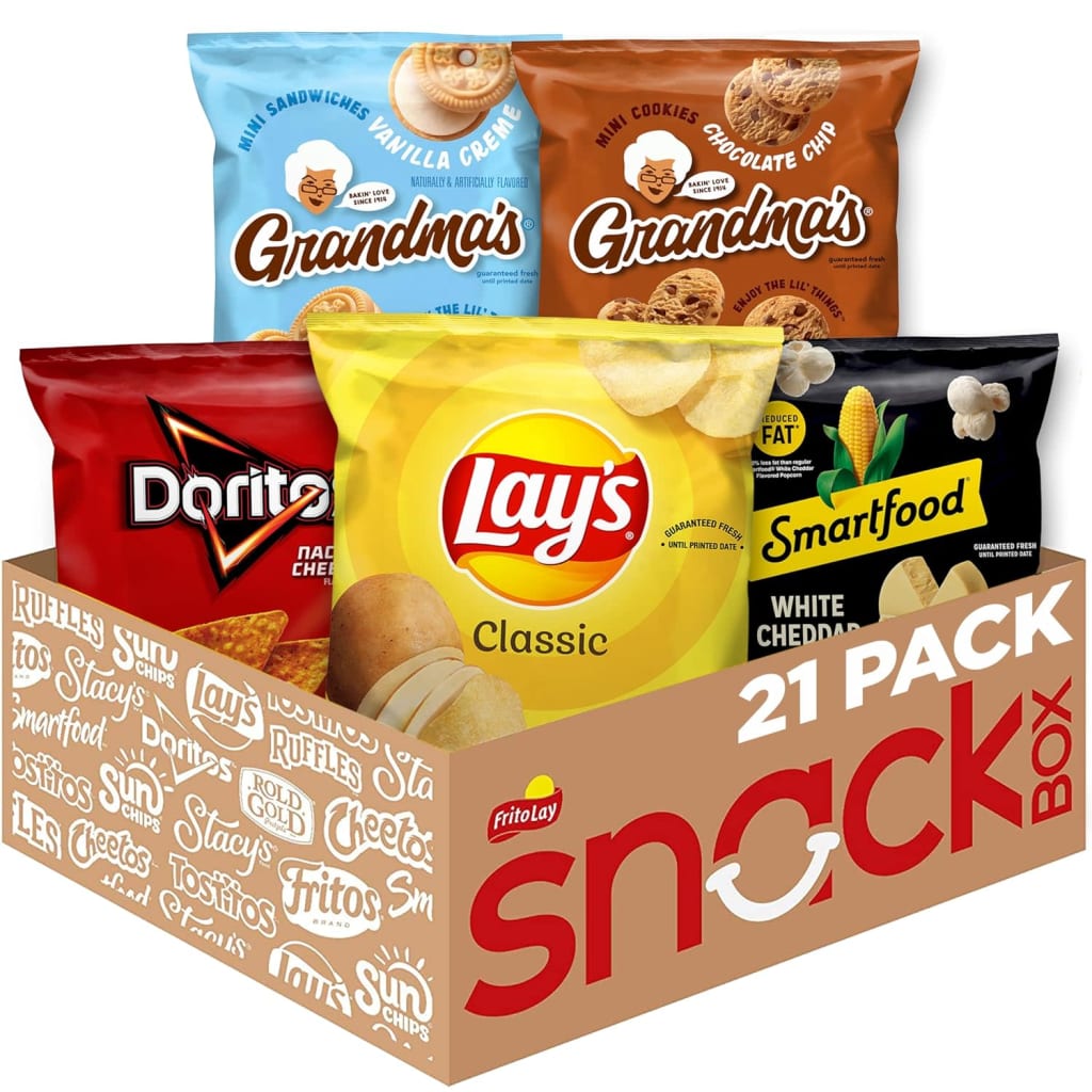 Frito Lay Frito-Lay Chips & Cookies, Smartfood, and Grandma's 21-Count ...