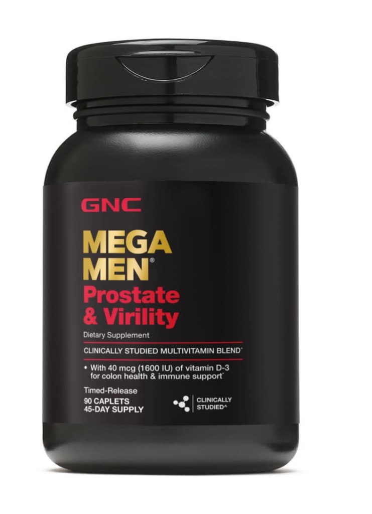 GNC Mega Men Prostate and Virility Multivitamin 90 Capsule Tub: 2 for $40