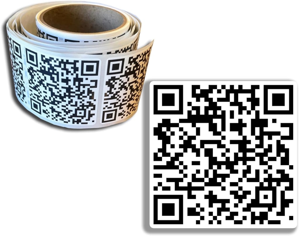 Rick Roll QR Code Sticker 100-Pack: $13