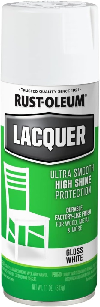 Rust-Oleum Lacquer 11-oz. Spray: $3