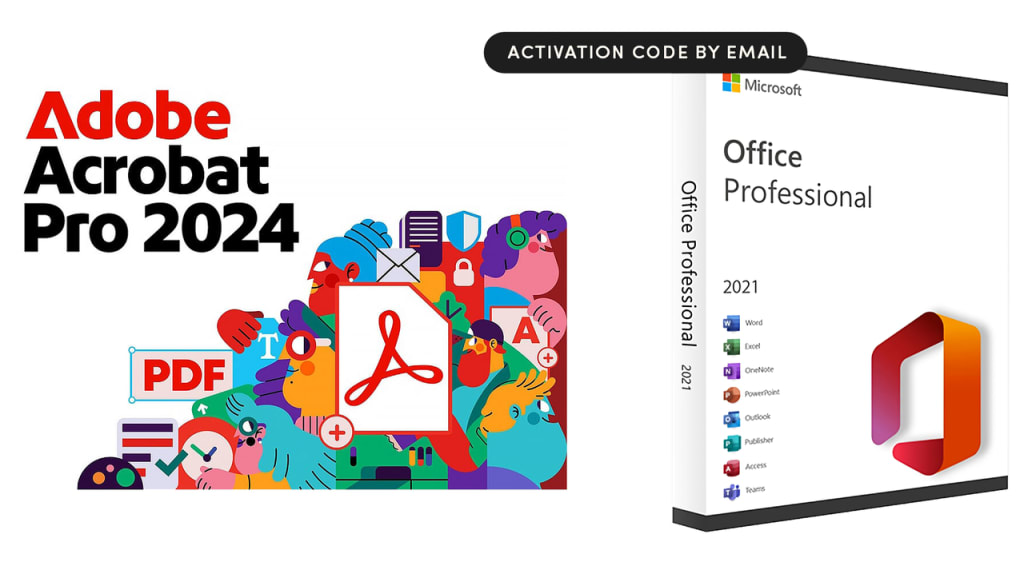 Adobe Acrobat Pro & Microsoft Office Professional License Bundle: $85