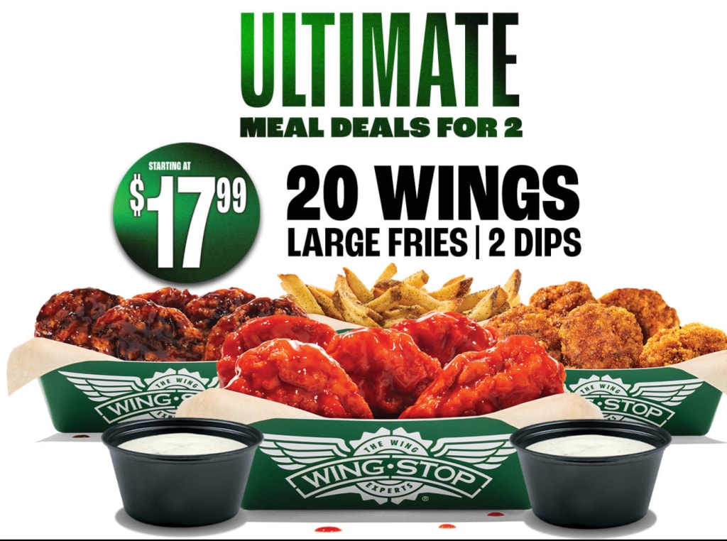 Wingstop Ultimate Meal Deals for 2: From $18