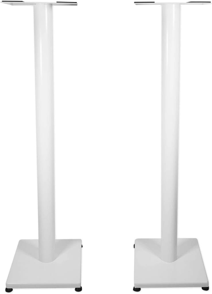 Rockville 37" Steel Bookshelf Speaker/Studio Monitor Stand 2-Pack: $61 - RS37W V2