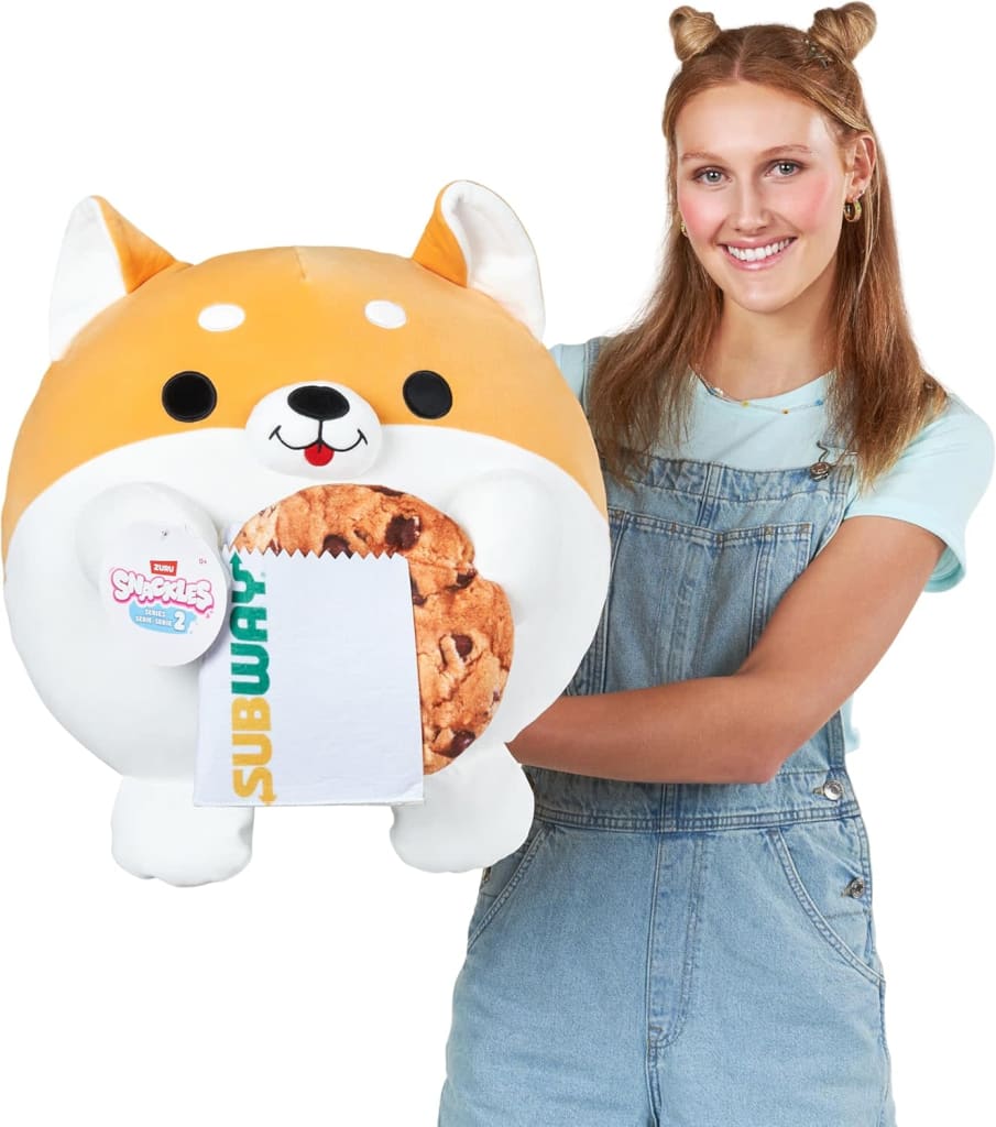 Snackles Series 2 16" Corgi and Subway Cookie Plush: $19.10