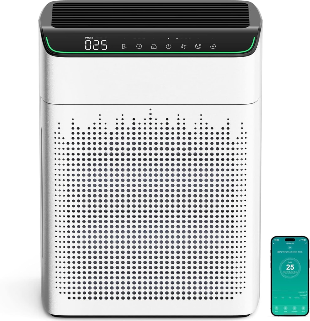 Meronte HEPA Air Purifier for up to 1,690 sq. ft.: $41.99