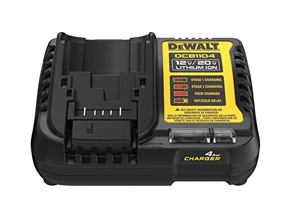 DeWalt DCB1104 12V/20V MAX 4 Amp Battery Charger: $25