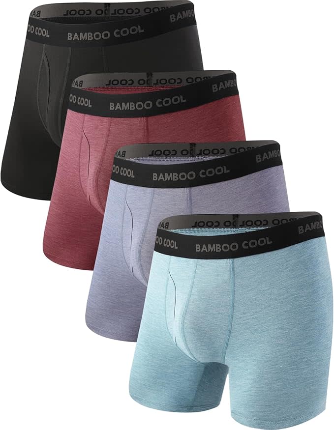 Bamboo Cool Men's Ultra Breathable Boxer Brief 4-Pack: From $31 w/ Prime