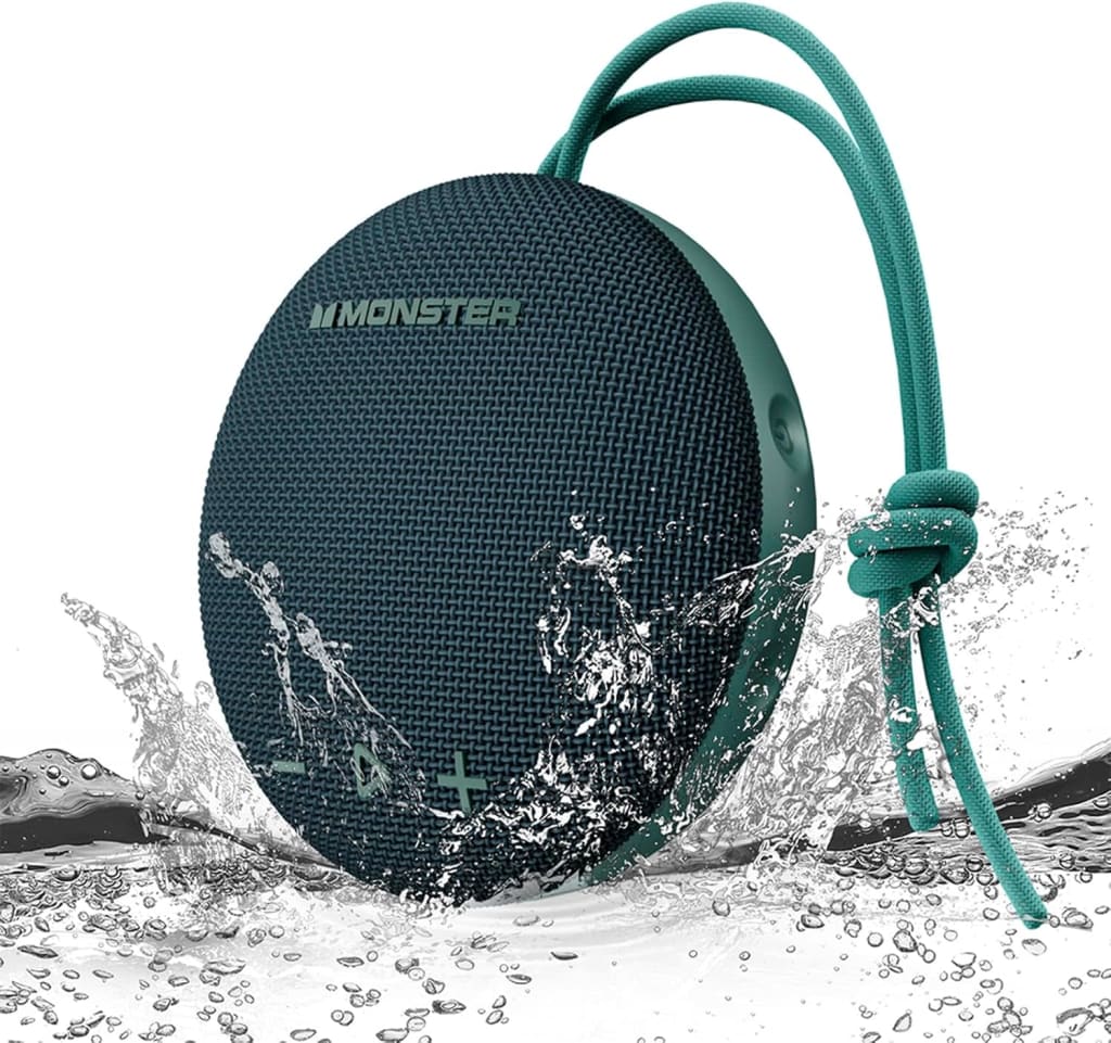 Monster Waterproof Bluetooth Speaker: $23.49