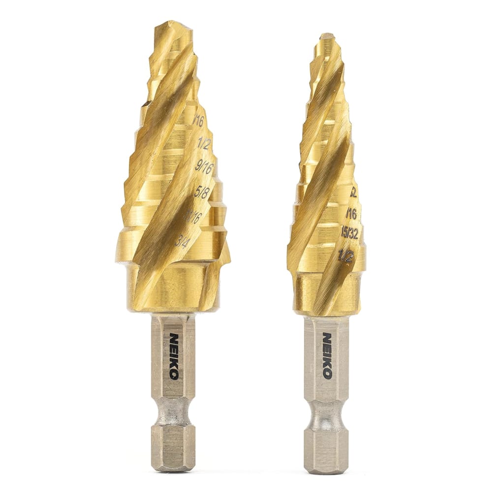 Neiko 4-Flute Spiral Drill Bits: $13 - 10172A
