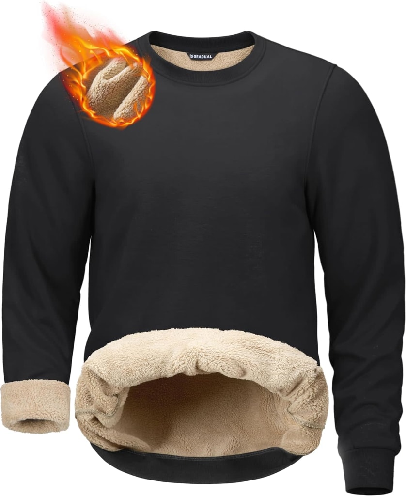 G Gradual Men's Sherpa Lined Sweatshirt: $22.79