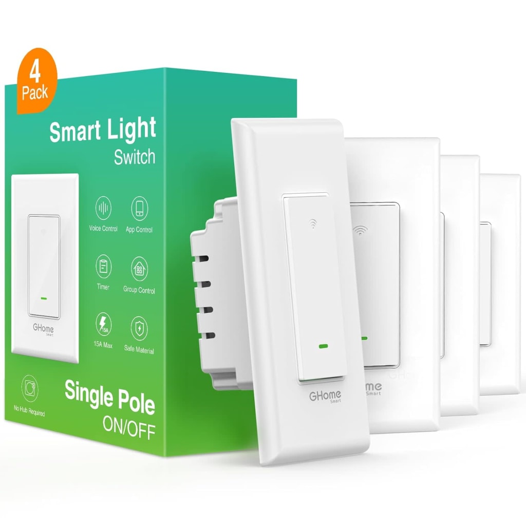 GHome Smart Switch 4-Pack: $31 - SW5-4