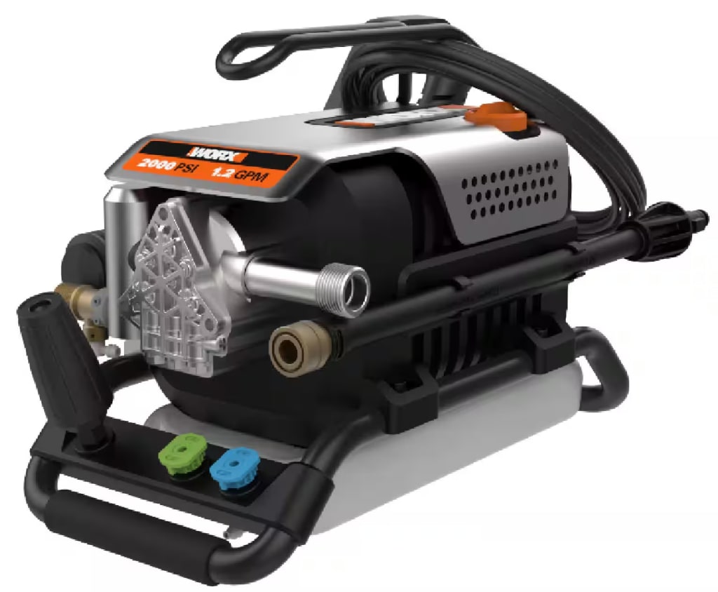 Worx WG605 13A 1800 PSI Electric Pressure Washer: $119