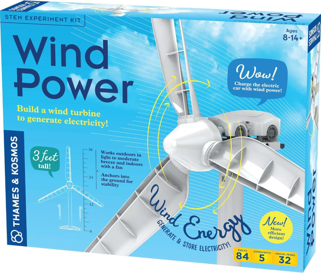 Thames & Kosmos Wind Power STEM Experiment Kit: $28.02