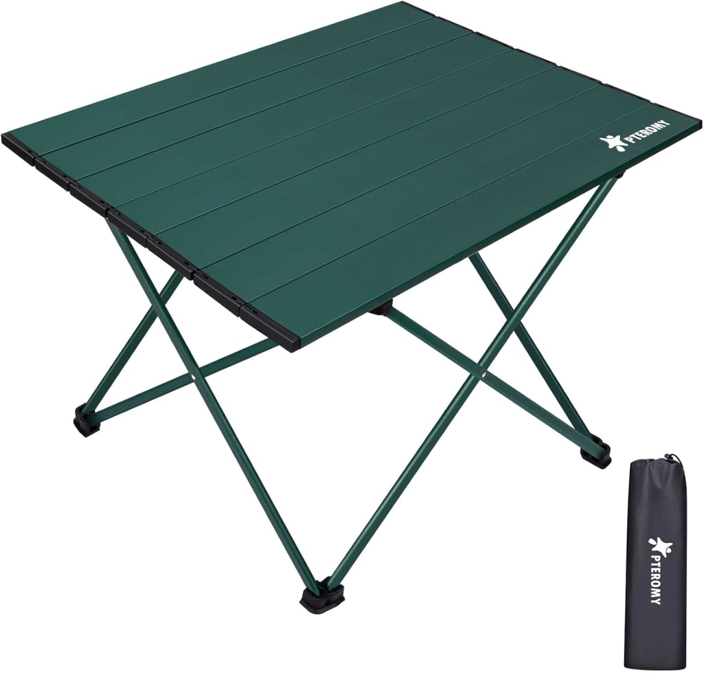 Pteromy Medium Folding Camping Table: $23.09