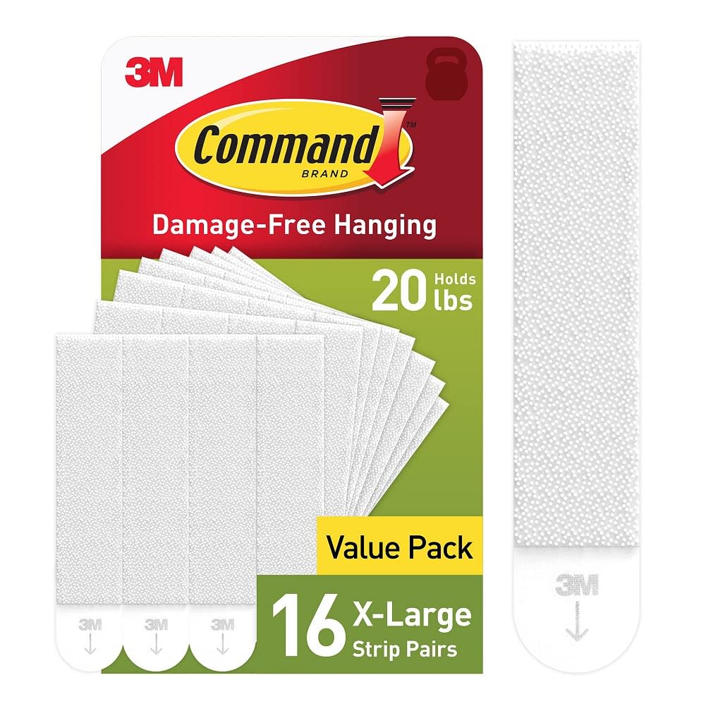 Command 20-lb. XL Heavyweight Picture Hanging Strips 32-Pack: $9.64 via ...