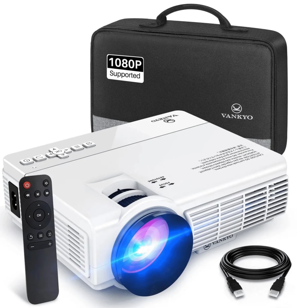 Open-box Vankyo 200" Class FHD 1080p LED Projector: $13