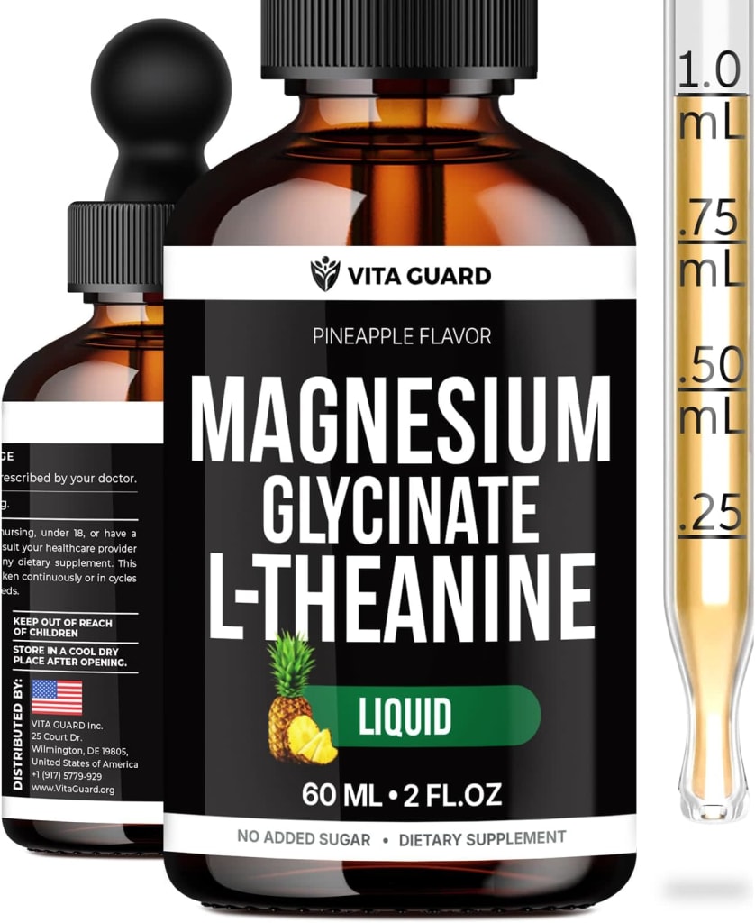 Vita Guard Magnesium Glycinate & L-Theanine Drops: $11.48